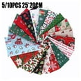 Christmas Series Cotton Fabric Printed Cloth Sewing Quilting Fabrics ...
