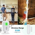 Wireless Door Open Chime Driveway Alarms Mailbox Alarm Motion Detector ...