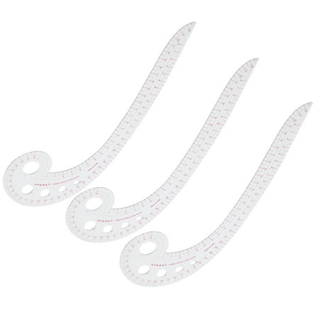 Curve Shaped Ruler, Clothing Curve Ruler, 3Pcs Practical For Manual ...
