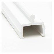 "Standard White Vinyl Sliding Screen Door Track, 72"" Replacement ...