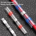 50 Pcs Bagged, Waterproof Solder Seal Heat Shrink Butt Wire Connectors ...