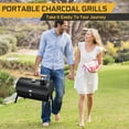 Coliware Portable Outdoor Tabletop Charcoal Grill with accessories ...