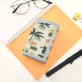 Green Plaids Trees Flowers Lemons Tropical Trifold Wallets Card Holders ...