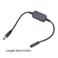 9V USB C to DC5521 Adapter Power Cable with DC5.5mm x 2.1 Male Plug for ...
