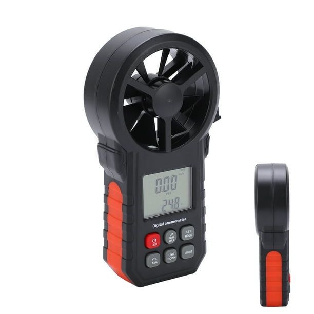Wind Speed Meter, Wind Speed Tester Anemometer With LCD Backlight ...