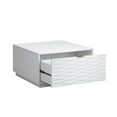 Sauder Morgan Main Contemporary Engineered Wood Coffee Table in White ...