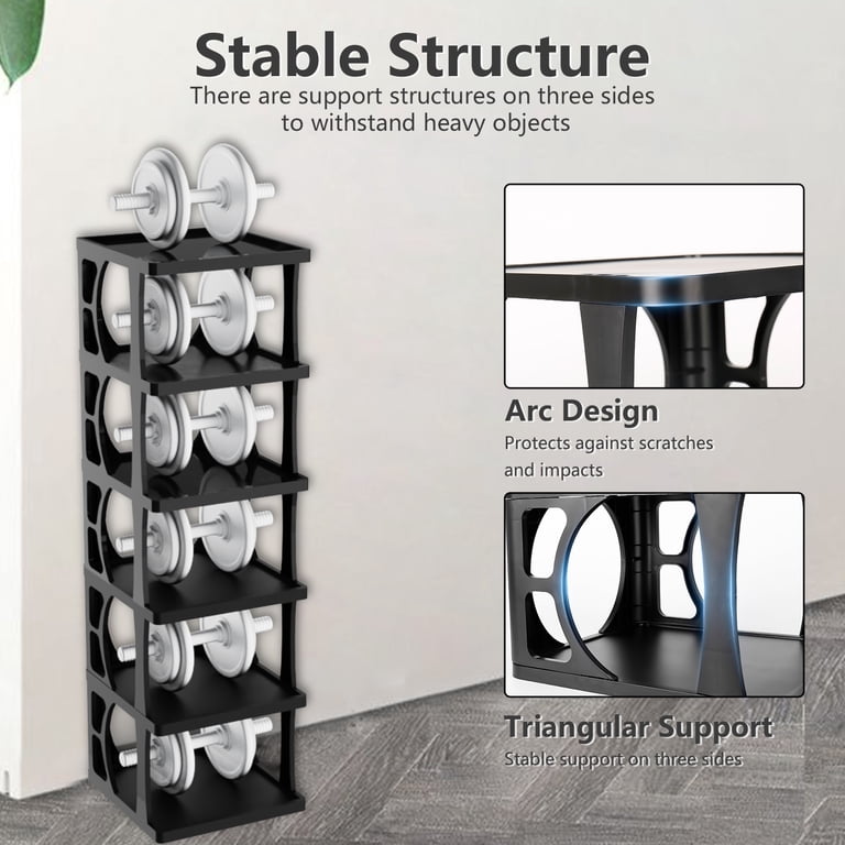 Vertical Shoe Storage 9-Tier Vertical – DIY Narrow Storage Organizer ...