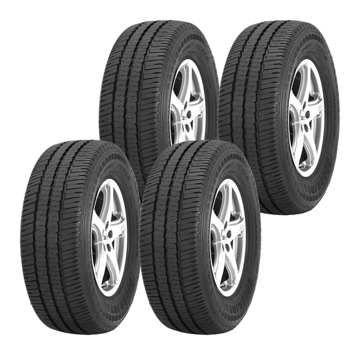 Pack 4 Llantas GOODRIDE Radial SC328 195R15C 106R | Walmart en línea