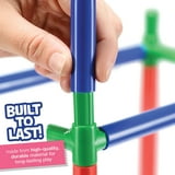 TOWER TUBES Stem Fort Building Kit - 510 Pieces for Kids 7+, Indoor and ...