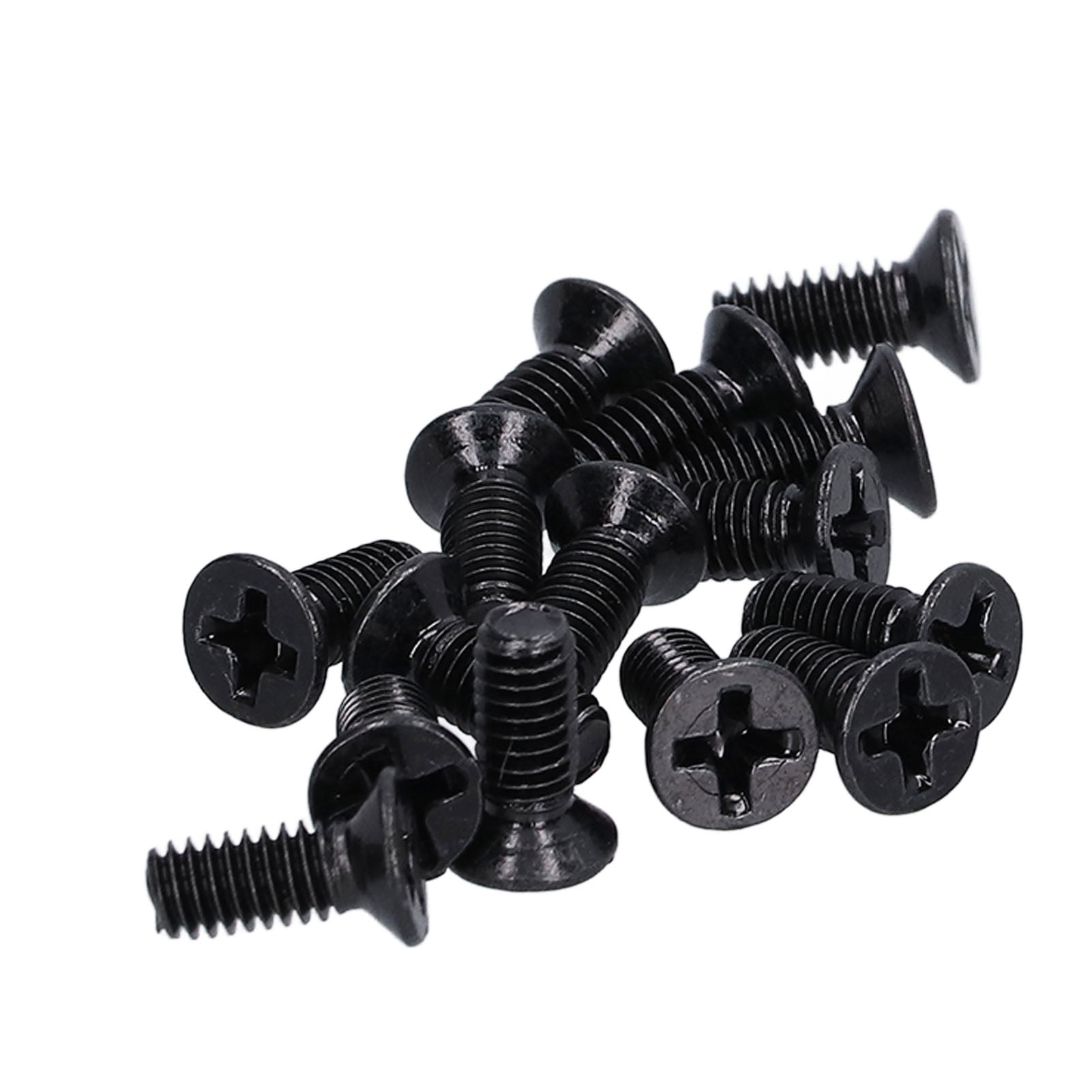 50 tornillos avellanados con cabeza plana en cruz M4 A2‑70, pieza de ...