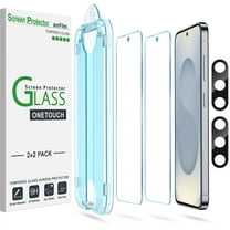 amFilm Galaxy S25 Plus OneTouch Tempered Glass Screen and Lens ...