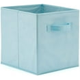 Ezoware Set Of 4 Foldable Fabric Bins Collapsible Storage Cubes For