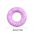 Ring Dog Chew Toy, Durable Rubber with 3 Texture Zones for Aggressive ...