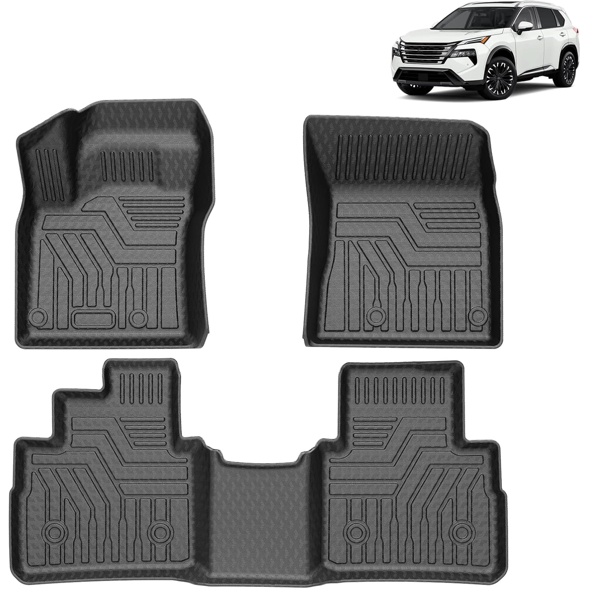 Click here for Shdy Nissan Rogue 2021-2026 All-Weather Floor Mats... prices