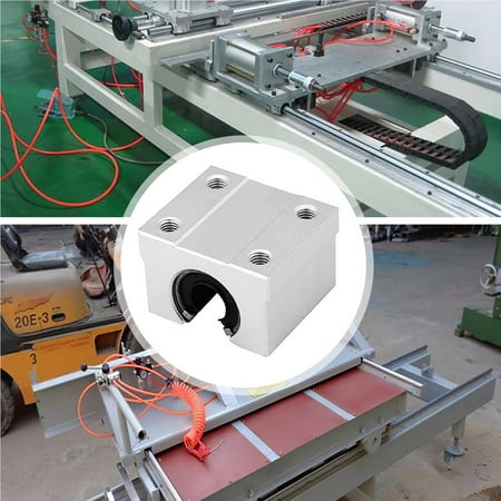 SBR25UU Open Type Linear Slider Silver Aluminum Silver Linear Slider ...