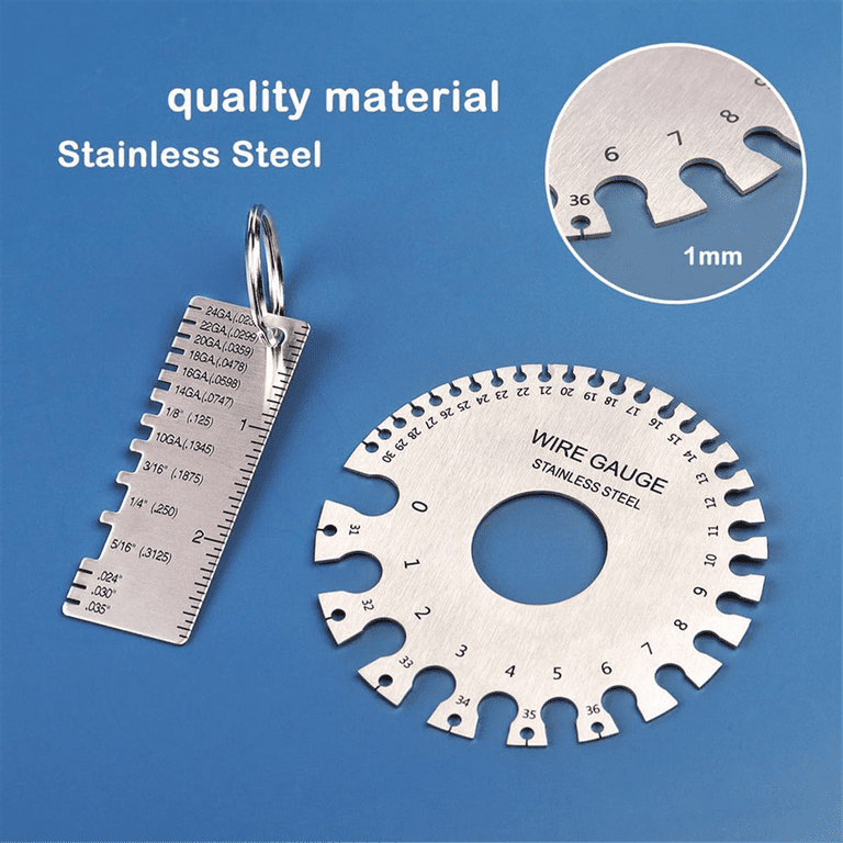 Wire Gauge Measuring Tool Pocket Wire Gauge Measuring Tool