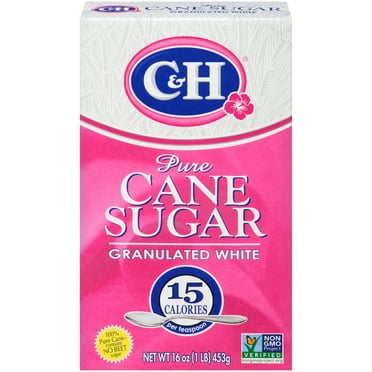 C & H Pure Granulated White Cane Sugar, 4 lb - Walmart.com