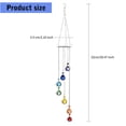 Giaone Multicolored Crystal Suncatchers Wind Chimes for Home Hanging ...