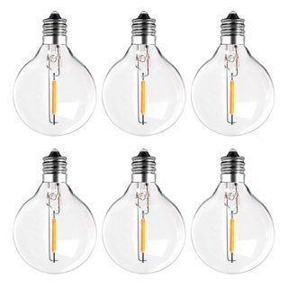 10 Pack Silicone Dipped LED Night Light Bulbs, C7 Replacement Light ...