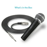 Pyle Pro PDMIC58 Professional Moving Coil Dynamic Handheld Microphone ...
