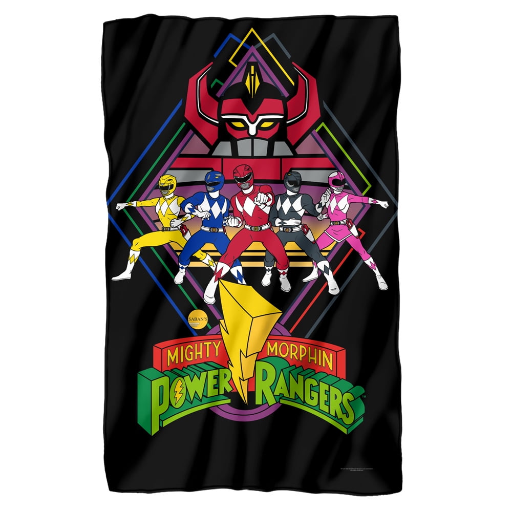 Power Rangers Megazord Rangers Fleece Blanket 36' x 58' - Walmart.com