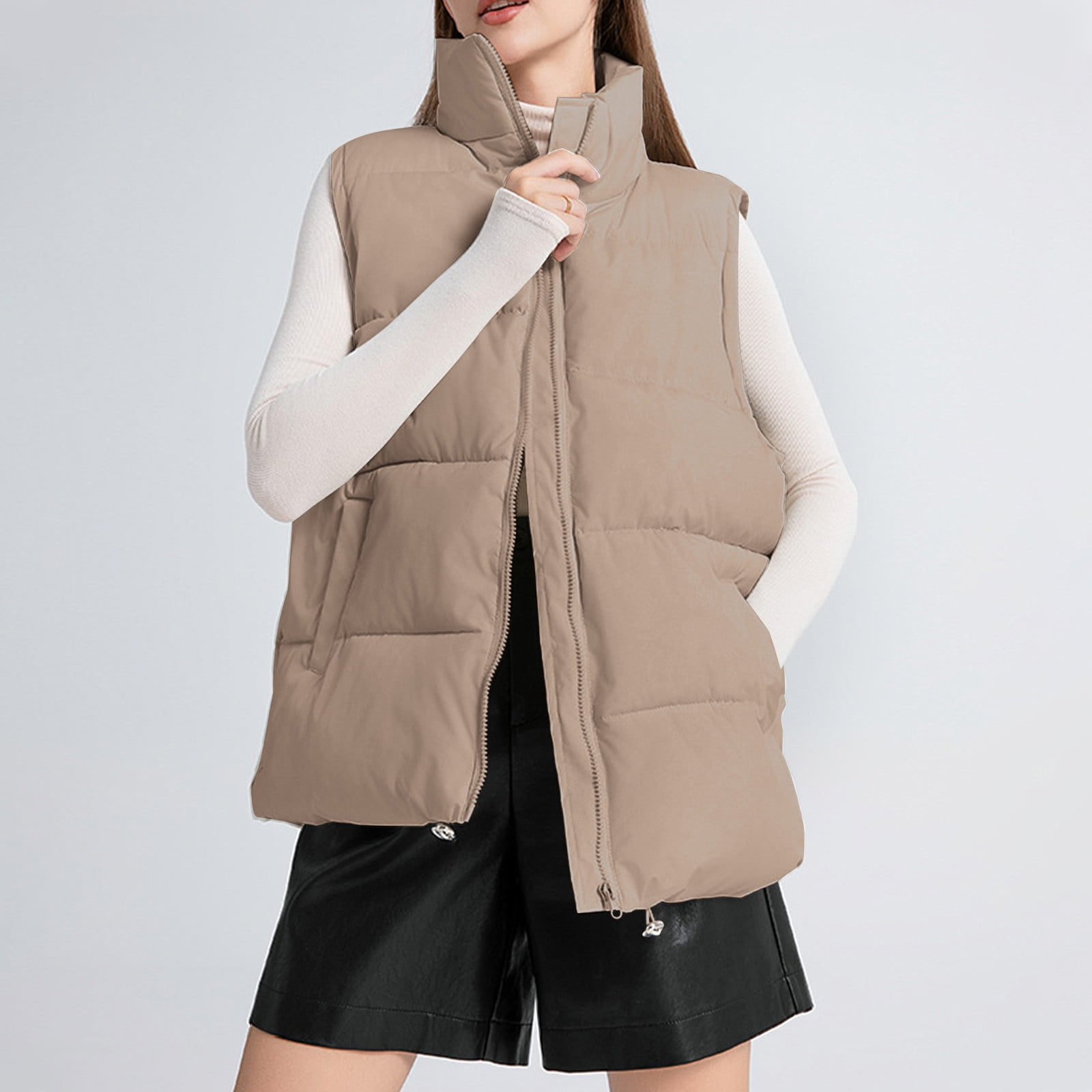 Click here for Mevxay Womens Puffer Vest Sleeveless Winter Quilte... prices