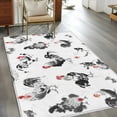 Farmhouse Chicken Area Rug 3x5 FT, Non Slip Entryway Bedside Carpet ...