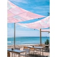 Happy Birthday Sun Shade Sail 8'X10' Pink Gradient Balloons Cartoon ...