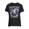 Netflix Wednesday Men's and Big Men's Short Sleeve Graphic Tee, Sizes S ...