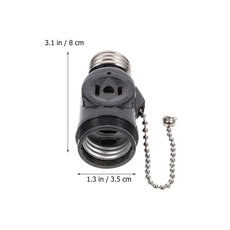 Pull Chain Socket Onite Pull Chain Light Socket 2-Pack - E26 Standard ...