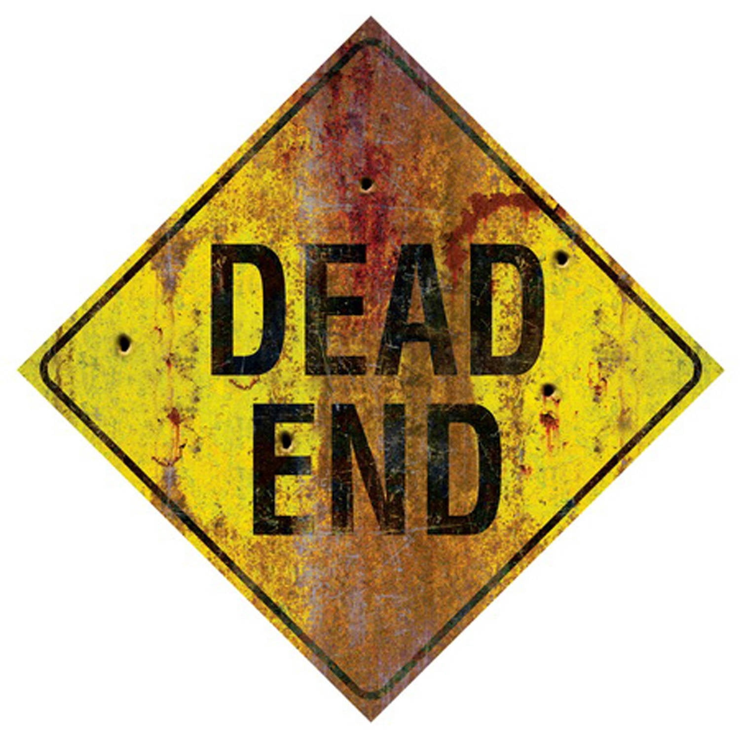 Dead End Metal Sign Halloween Accessory Walmart Dead End Metal Sign Halloween Accessory Walmart