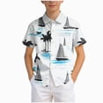 CAUYDY Toddler Baby Boys Shirt Short Sleeve Lightweight Button Down ...