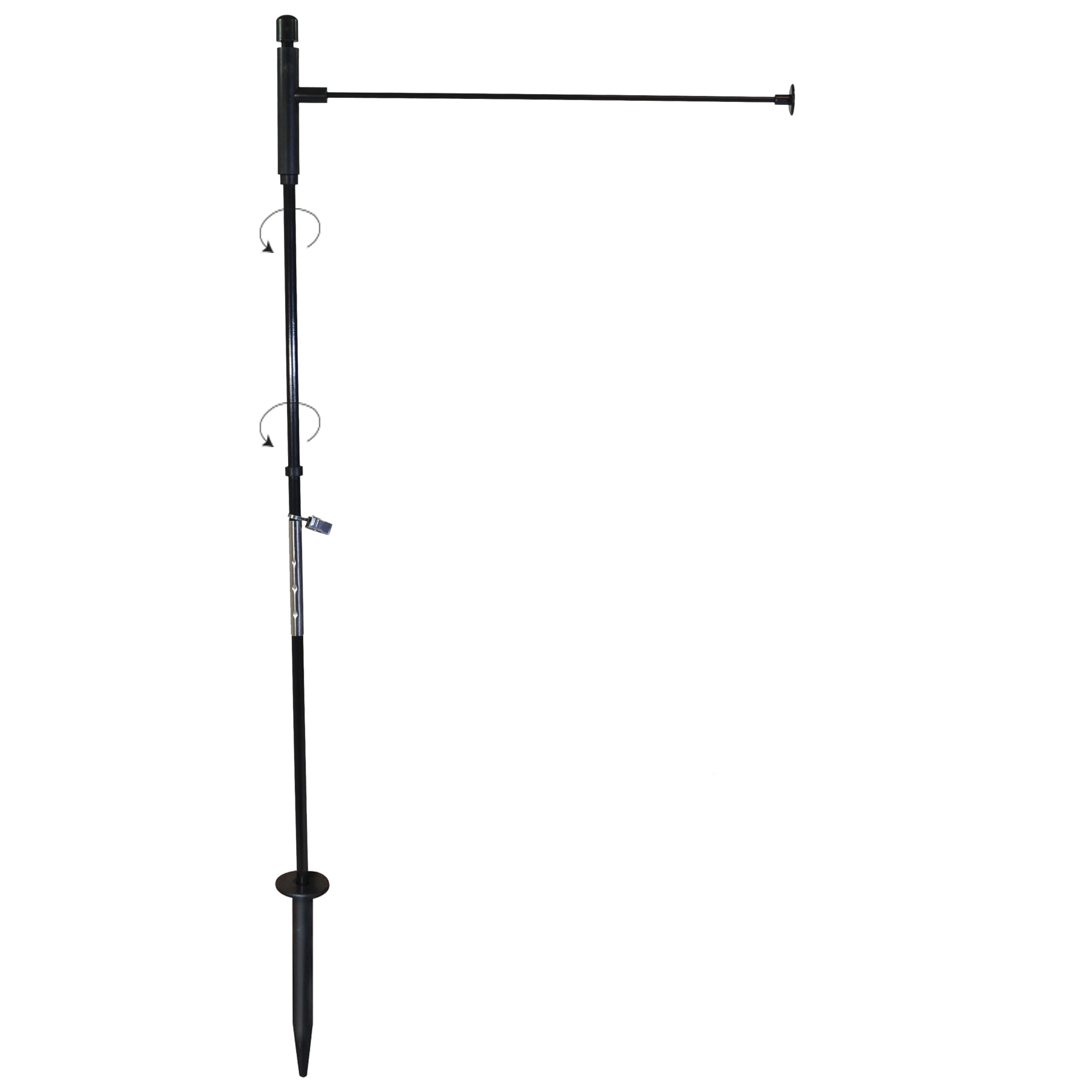 In the Breeze 4583 — Pivoting Low-Profile Garden Flag Pole — 33 Inches ...