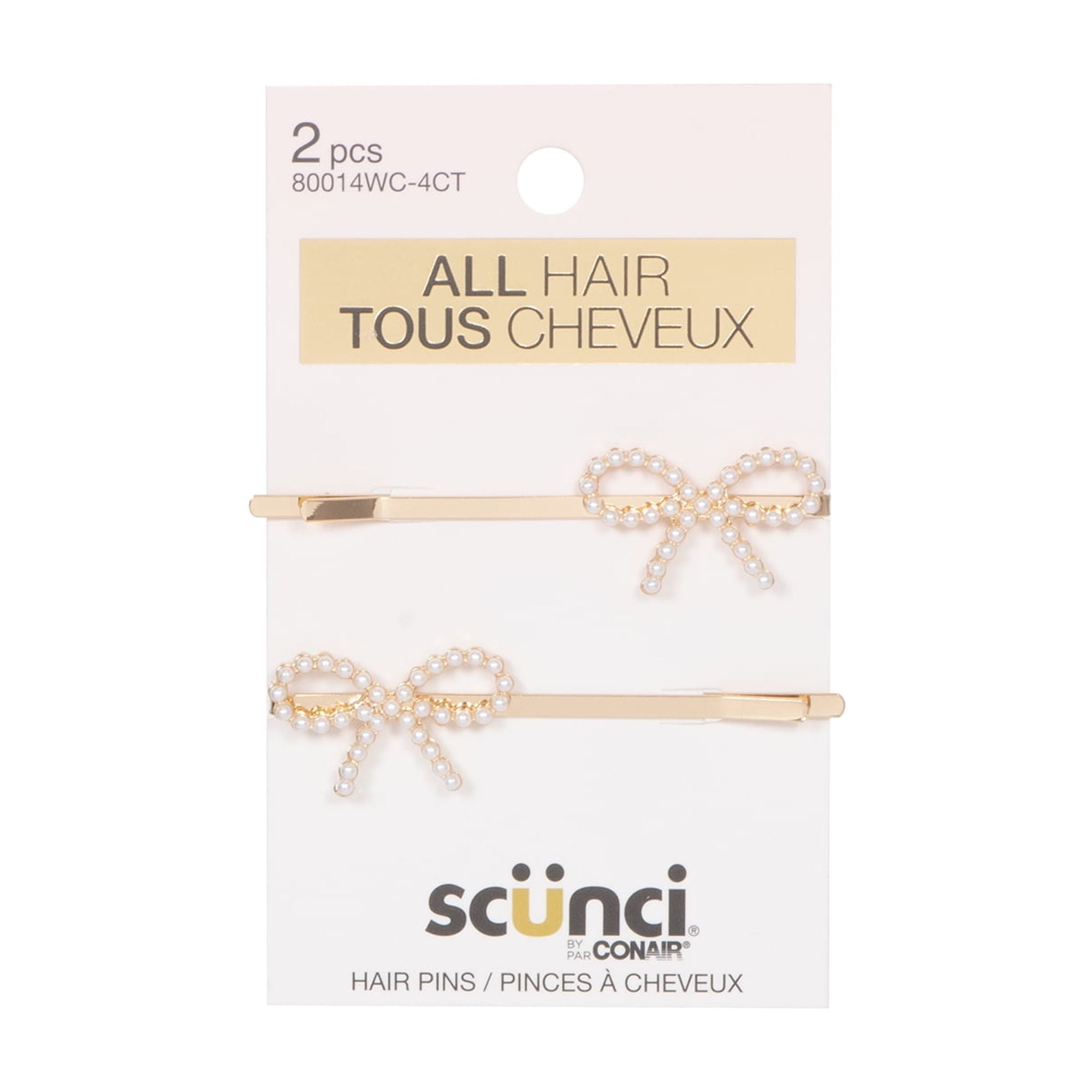 Click here for Conair Scunci 2 Pk Bow Bobby Pins prices
