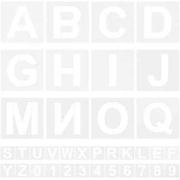 LEXSOMEO 1 Set Letter Stencils Reusable Alphabet Templates Wall ...