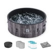 Mspa Soho Premium Inflatable Hot Tub, 132 Jets, 4+2 Person, 700W Air ...