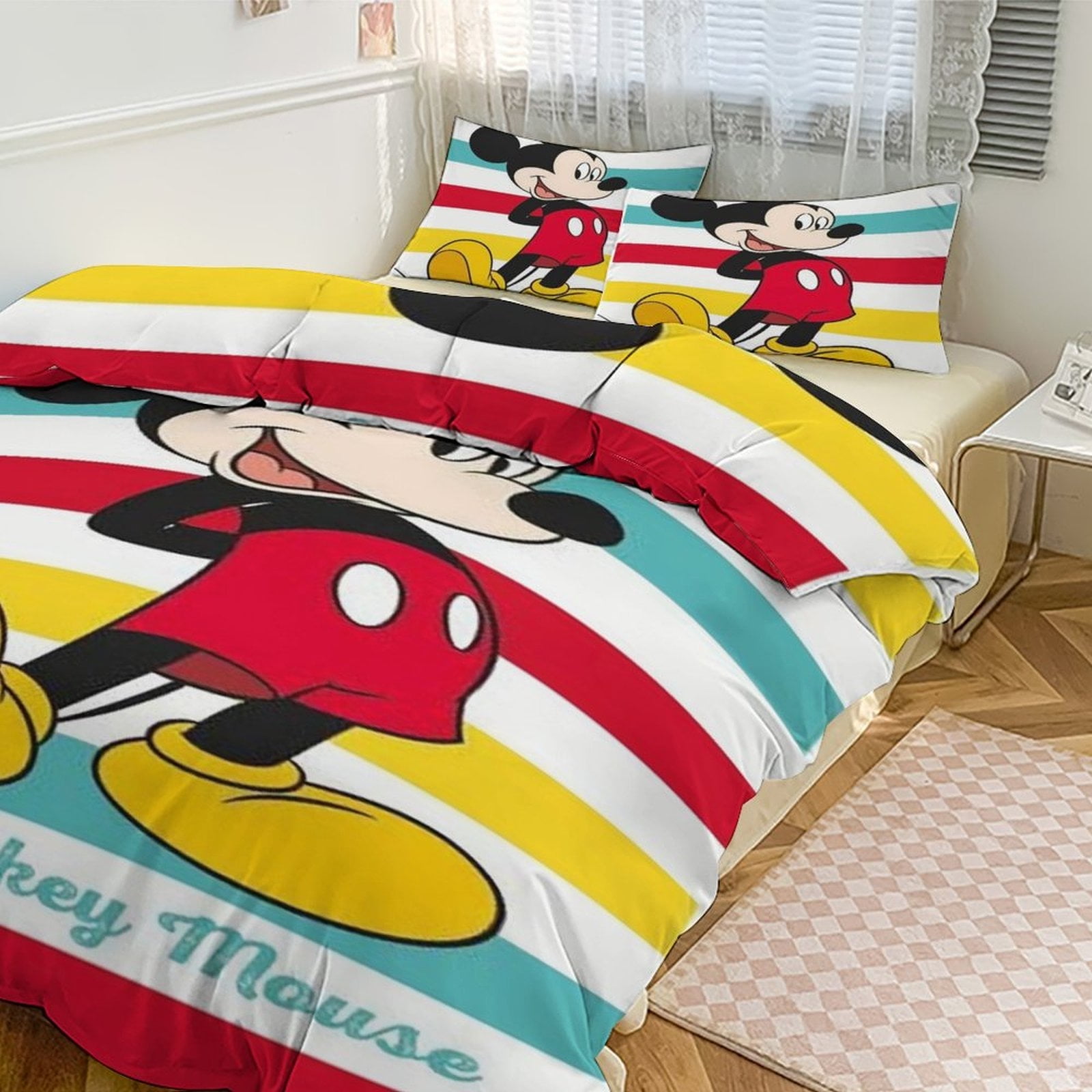 Click here for Yingd Mickey Print Bedding Set Pattern Duvet Cove... prices