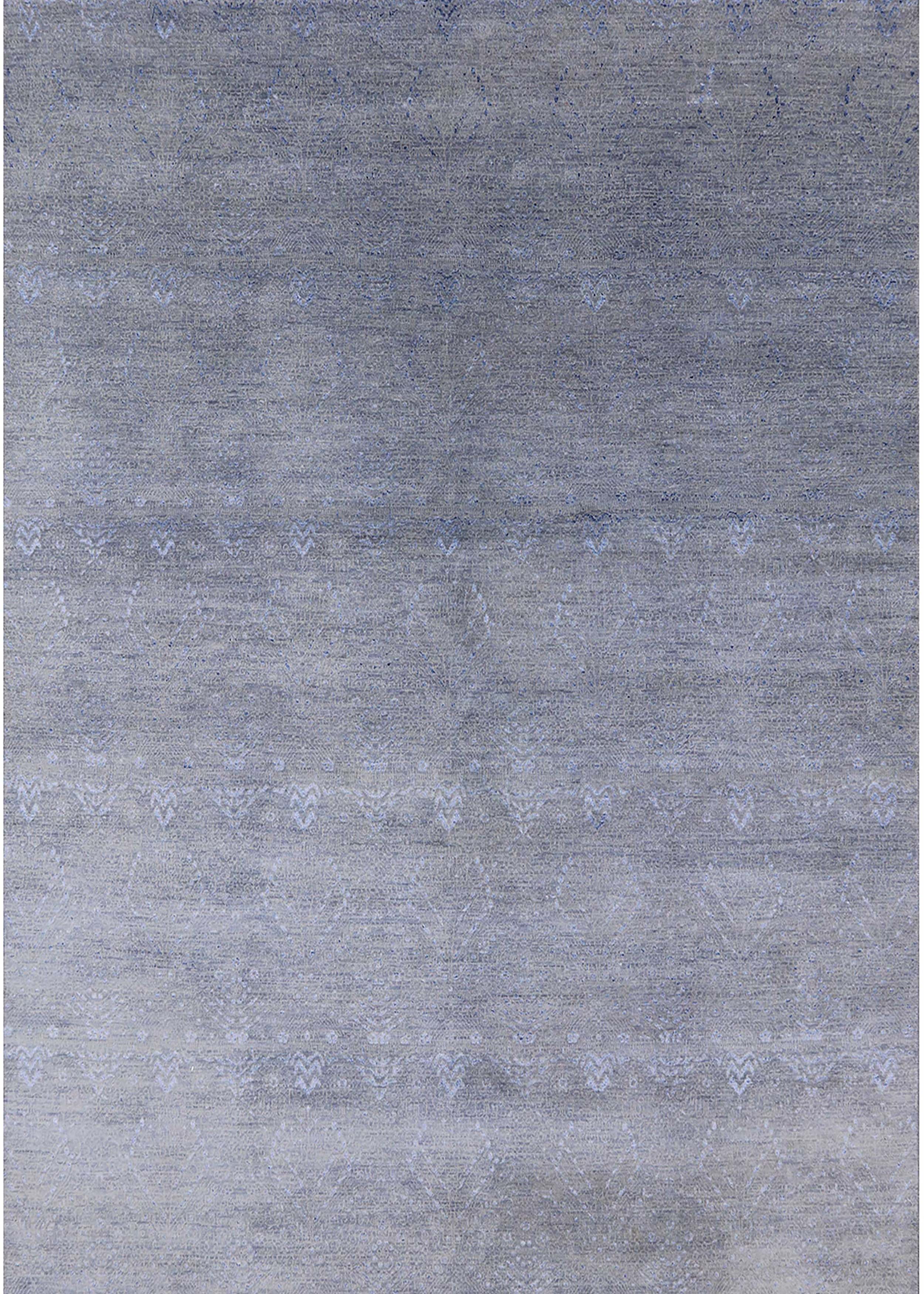 Ahgly Company Indoor Rectangle Mid-Century Modern Slate Blue Grey ...