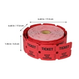 OUNONA 1 Roll of Paper Raffle Tickets Events Tickets Labels Roll ...