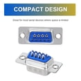 PC Accessories 25 Pcs DB9 Male Connector Dual Rows 9 Pin D-Sub ...