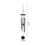 Dadiaei Deep Tone Soothing Melodic Wind Chimes for Outdoor Decor ...