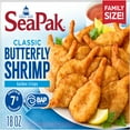 SeaPak Crispy Breaded Butterfly Shrimp, Easy to Bake, 18 oz, BAP ...