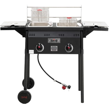 Fryin' Saucer Outdoor Portable Propane Deep Fryer, Gas Outside Cooker ...