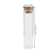BESTYASH 4Pcs Glass Keepsake Jar with Lid Transparent Pet Whisker ...
