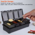 New Version Elegant Black Seasoning Box,VRESOURCING 4 Pieces Seasoning ...