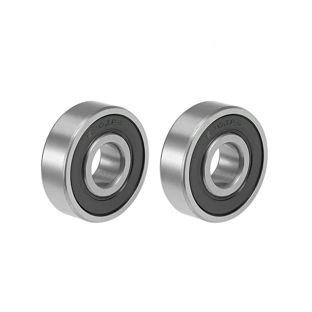 6302-2RS Deep Groove Ball Bearing 15x42x13mm Double Sealed ABEC-3 ...