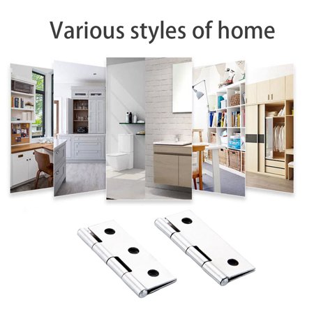 1 Set 2-inch Stainless Small Cabinet Hinges Durable Firm Heavy Duty ...