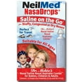 Neil Med Nasa Drops Saline Vials, 15 Single-Use Ampoules, 0.5 Fl Oz HSA ...