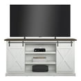 Twin Star Home Modern Farmhouse TV Stand with Sliding Barn Doors for ...