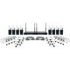 VocoPro HYBRIDPLAY8 8 Channel UHF Hybrid Wireless Headset & Lapel ...